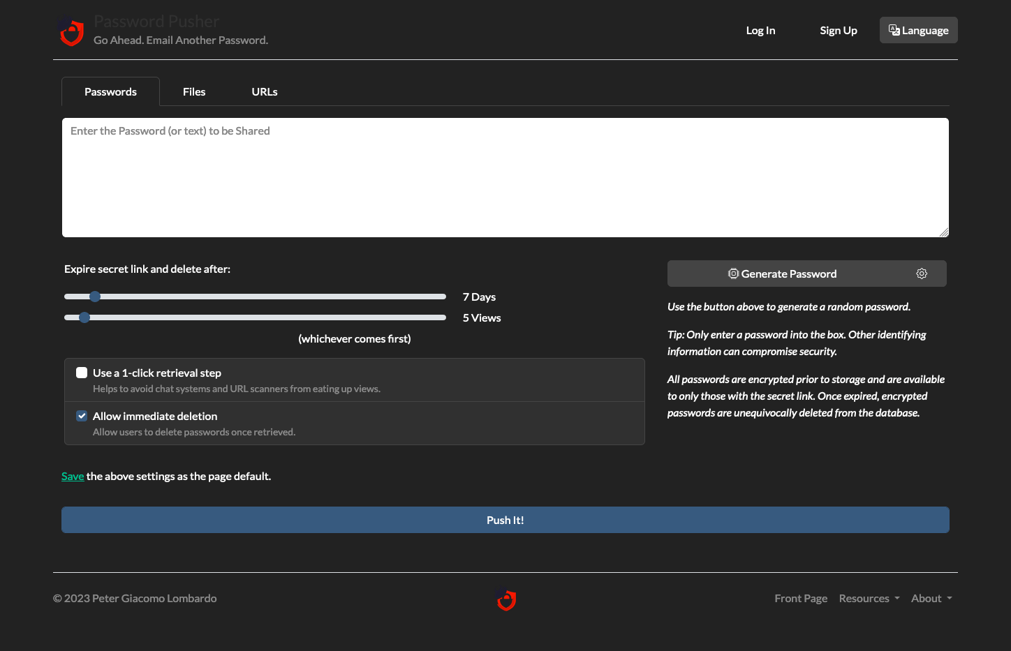 Rebranding Password Pusher - Password Pusher