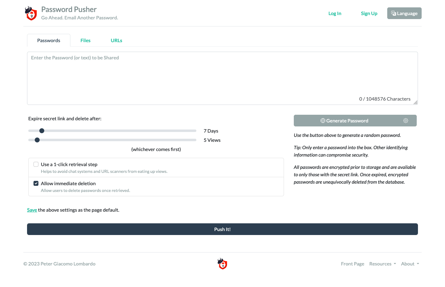 Rebranding Password Pusher - Password Pusher