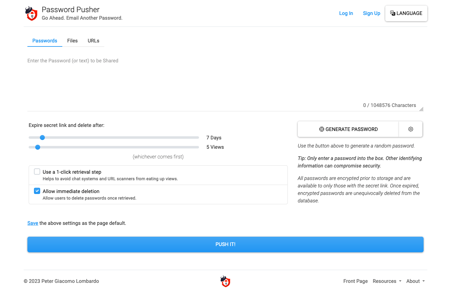 Rebranding Password Pusher - Password Pusher