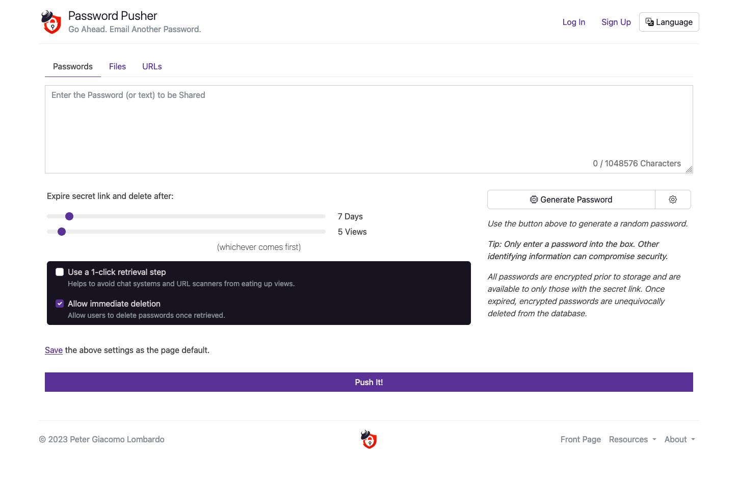 Rebranding Password Pusher - Password Pusher