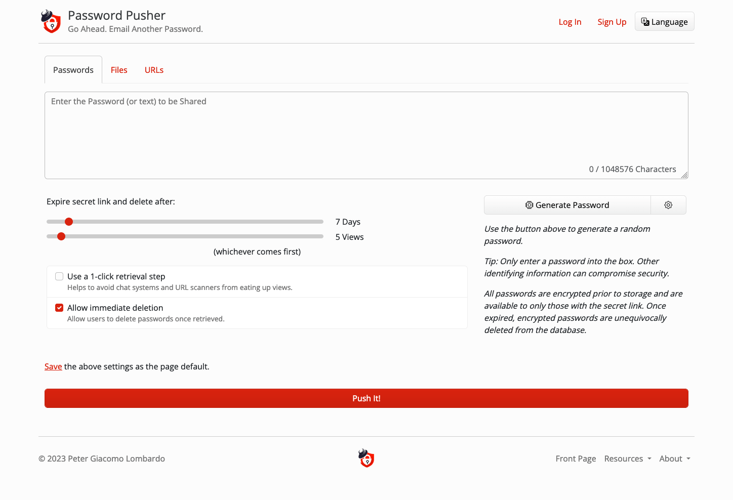 Rebranding Password Pusher - Password Pusher