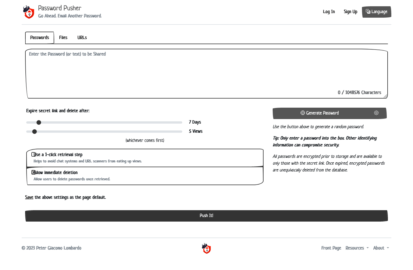 Rebranding Password Pusher - Password Pusher
