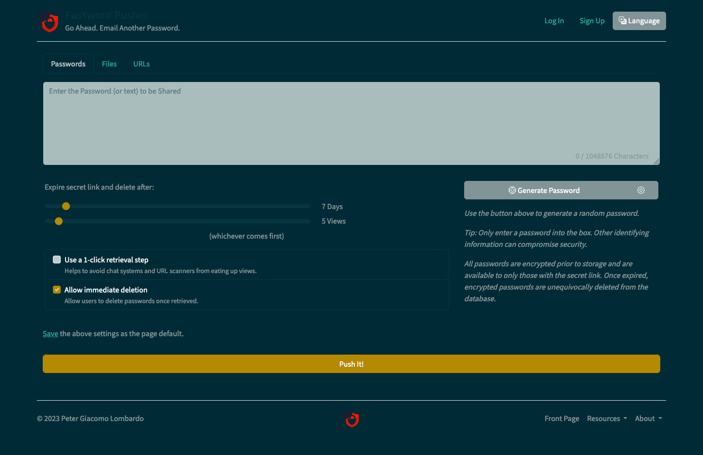 Rebranding Password Pusher - Password Pusher