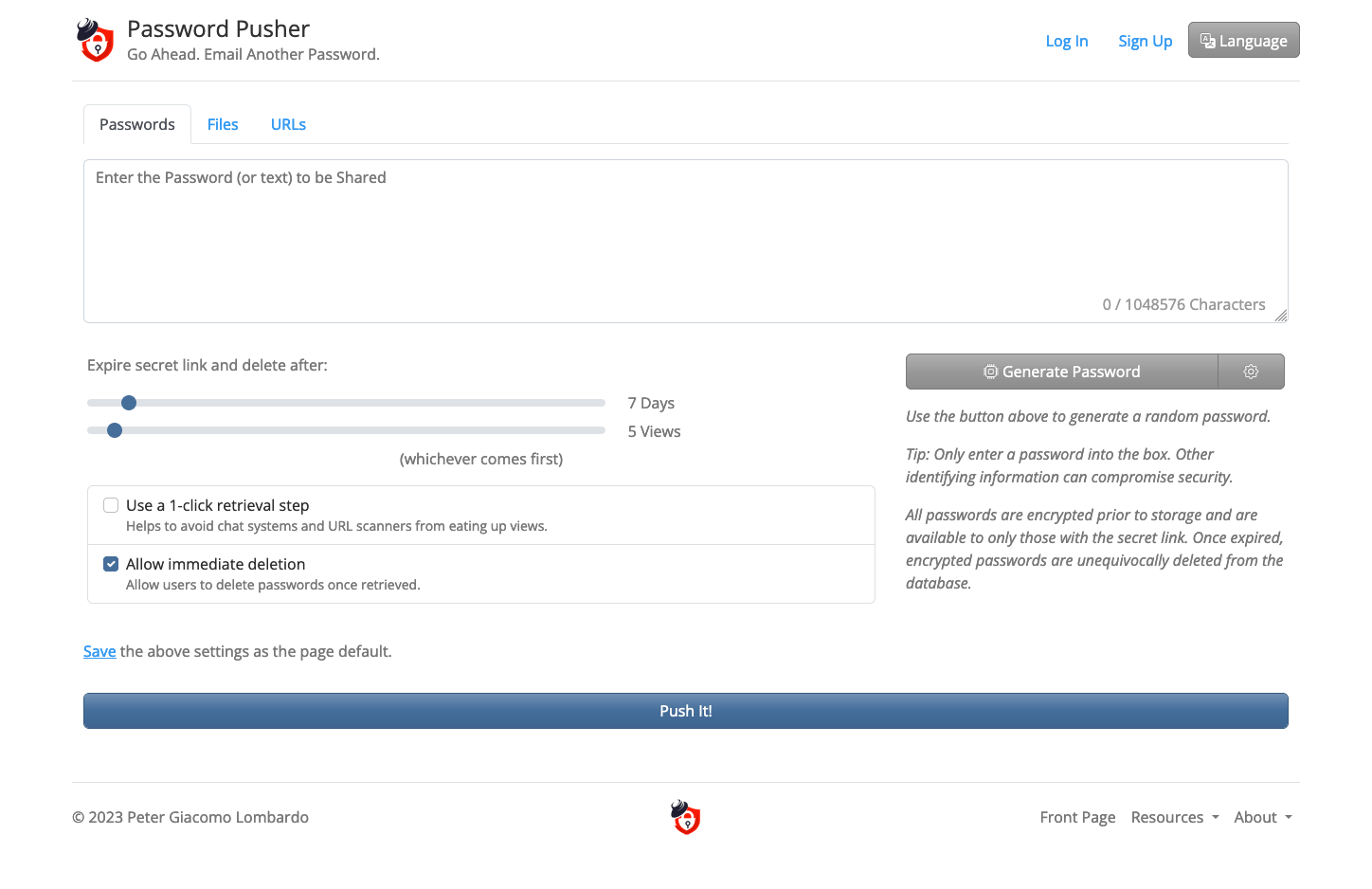 Rebranding Password Pusher - Password Pusher
