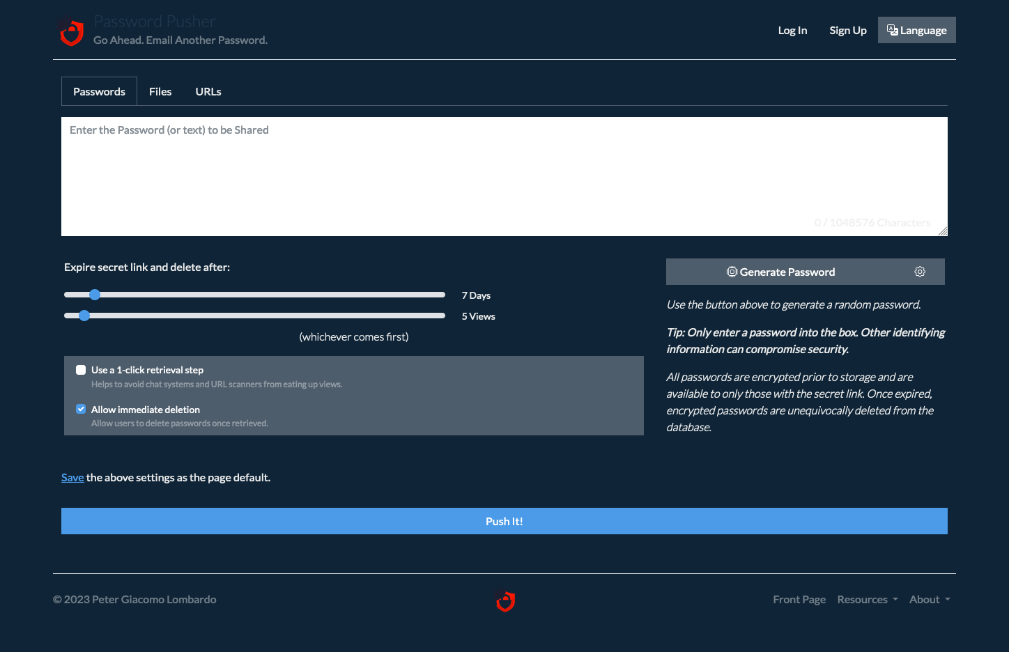 Rebranding Password Pusher - Password Pusher